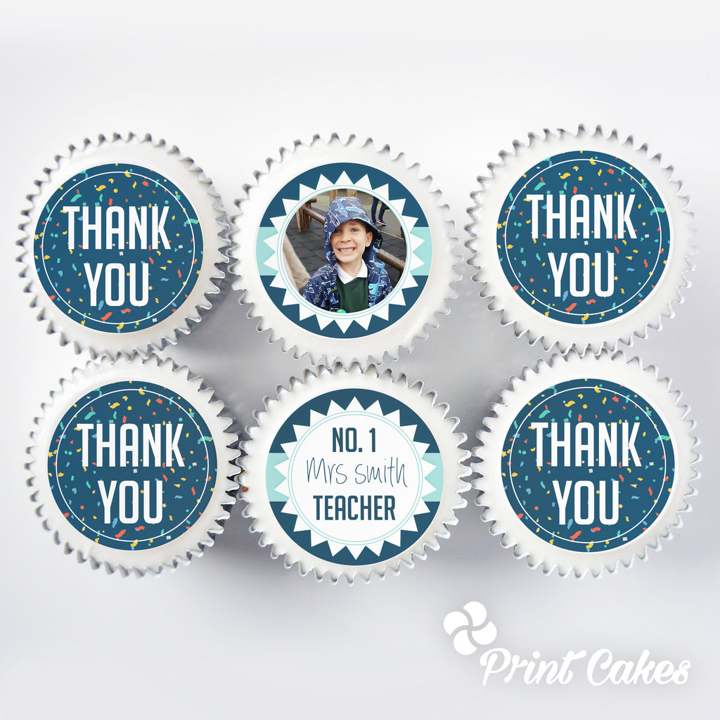 Thank You Teacher Cupcake Gift Box – Print Cakes
