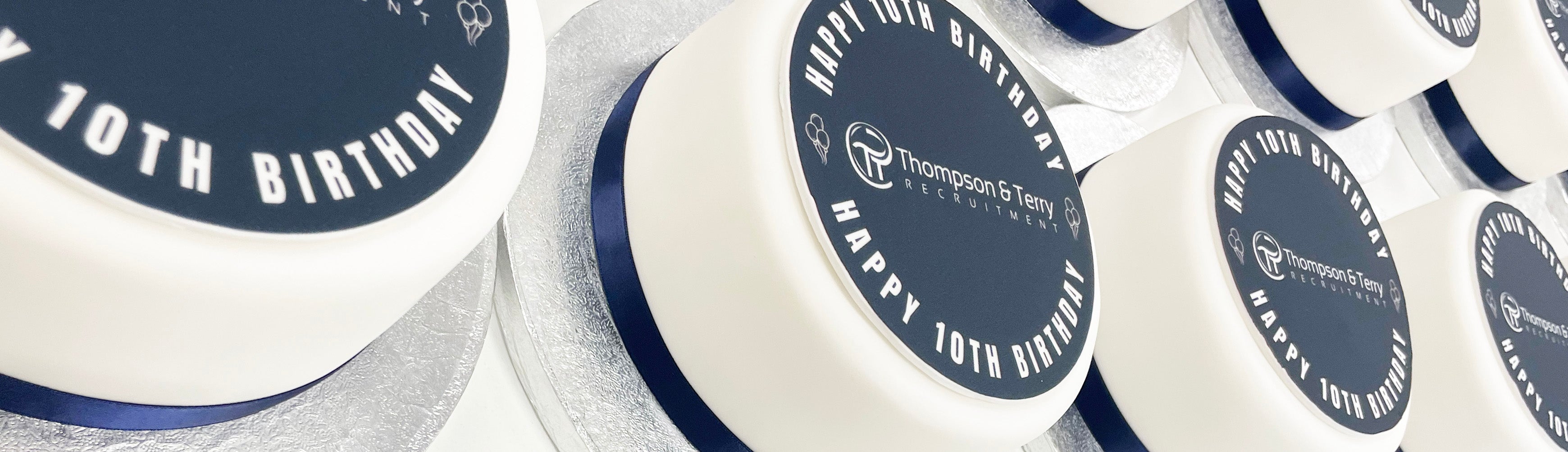Logo Celebration Cakes | Branded Corporate Cakes UK – Print Cakes