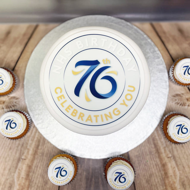 Branded Round Celebration Cakes | Logo Cakes UK Delivery – Print Cakes