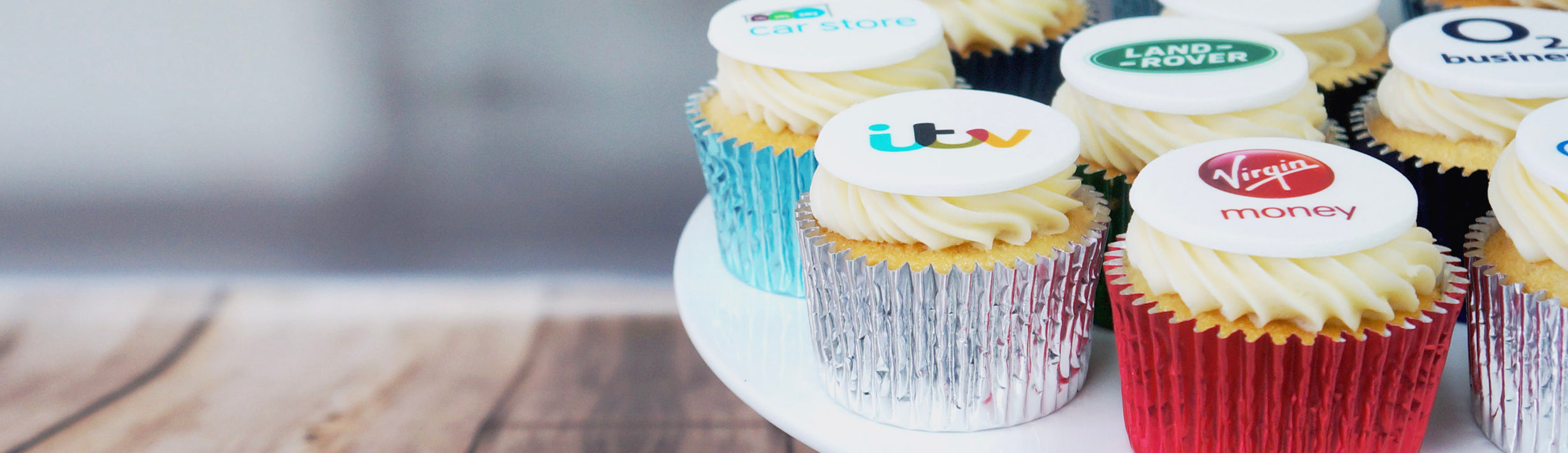 Branded Logo Cupcakes | Treat Boxes | Cupcake Boxes – Print Cakes