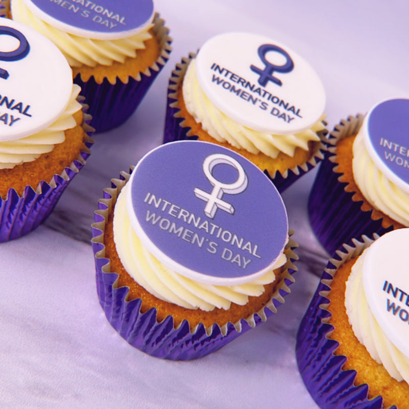 International Womens Day Cupcakes Uk Delivery Print Cakes