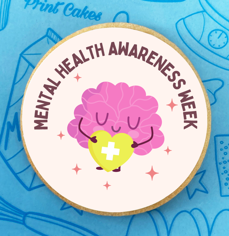 MENTAL HEALTH AWARENESS WEEK BISCUITS - UK DELIVERY – Print Cakes