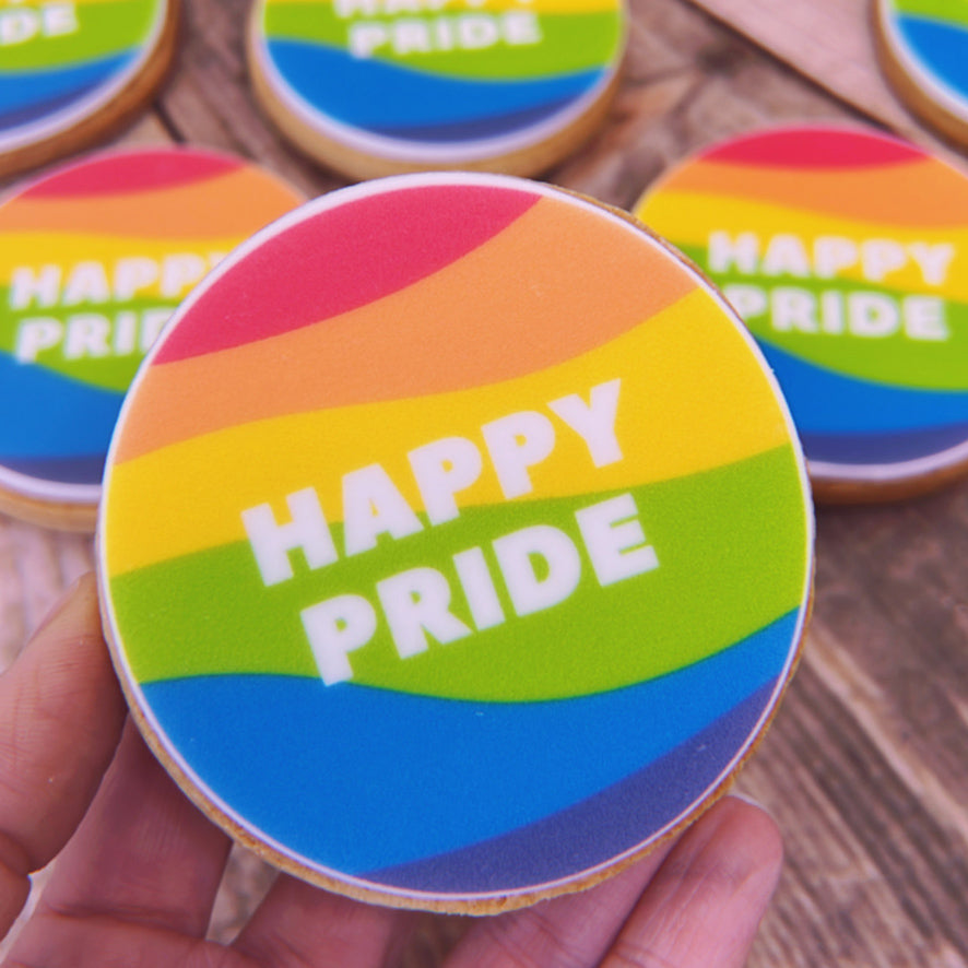PRIDE THEMED BISCUITS - UK DELIVERY – Print Cakes