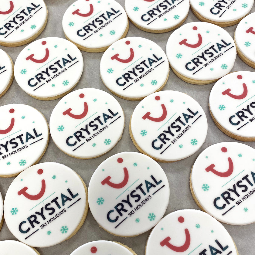 Branded Logo Biscuits | Corporate Biscuits UK Delivery – Print Cakes