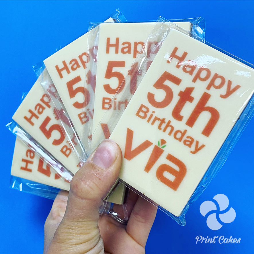 Branded Chocolate Bars – Print Cakes
