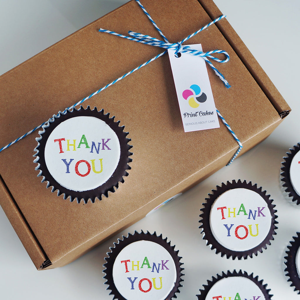Thank You Cupcake Gift Box – Print Cakes